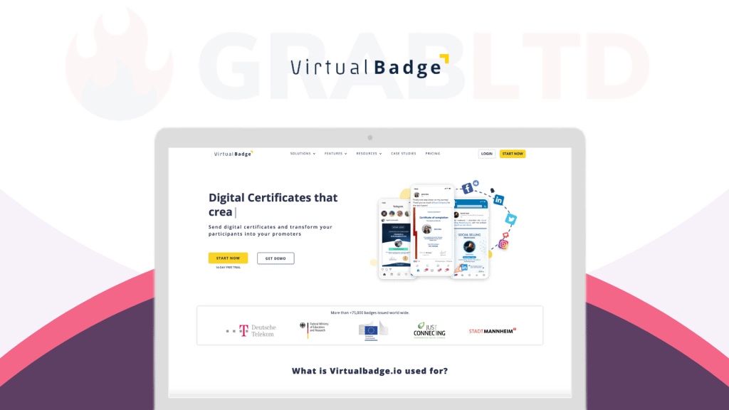 Virtualbadge Lifetime Deal | Create Digital Certificates & Virtual Badges