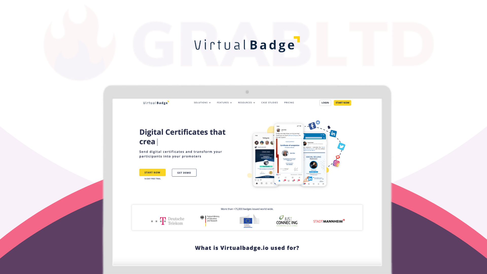 Virtualbadge Lifetime Deal | Create Digital Certificates & Virtual Badges
