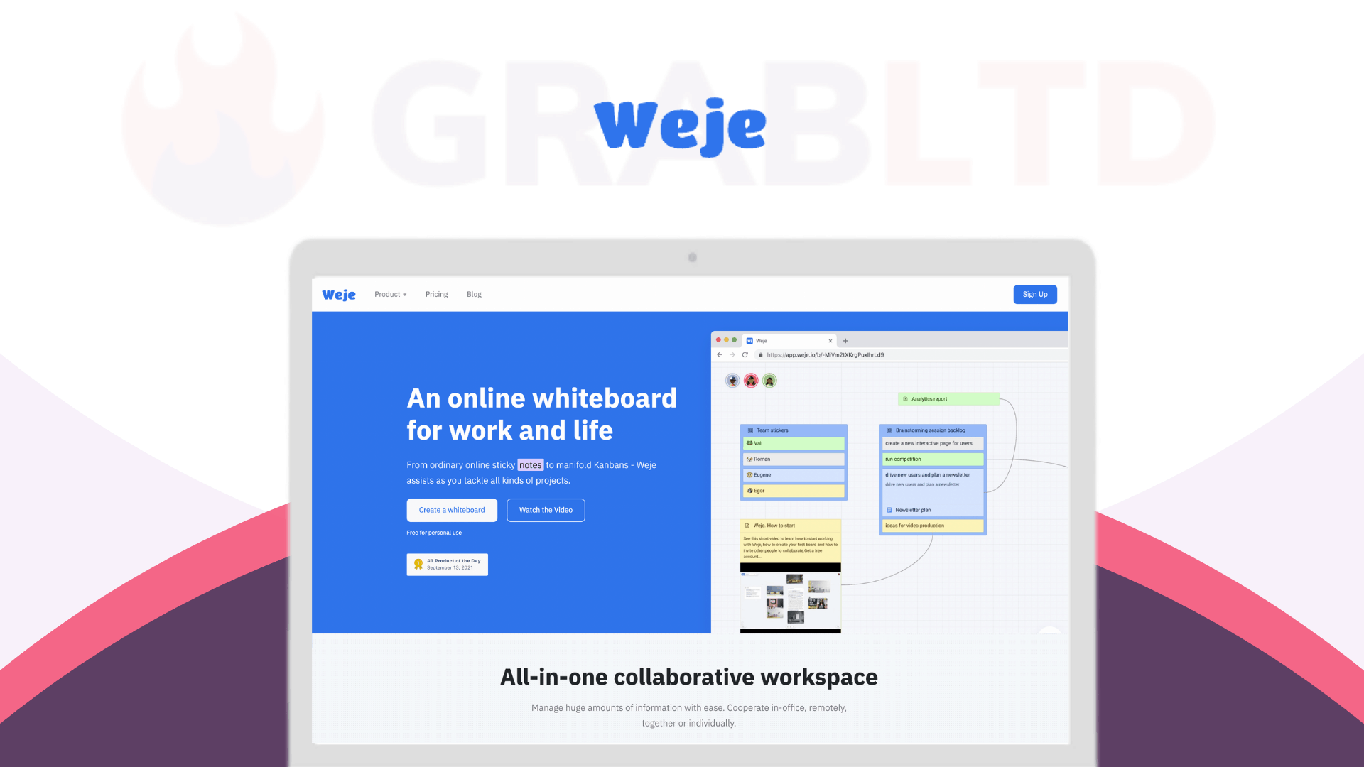 Weje Lifetime Deal | Collaborate On Your Own Whiteboard