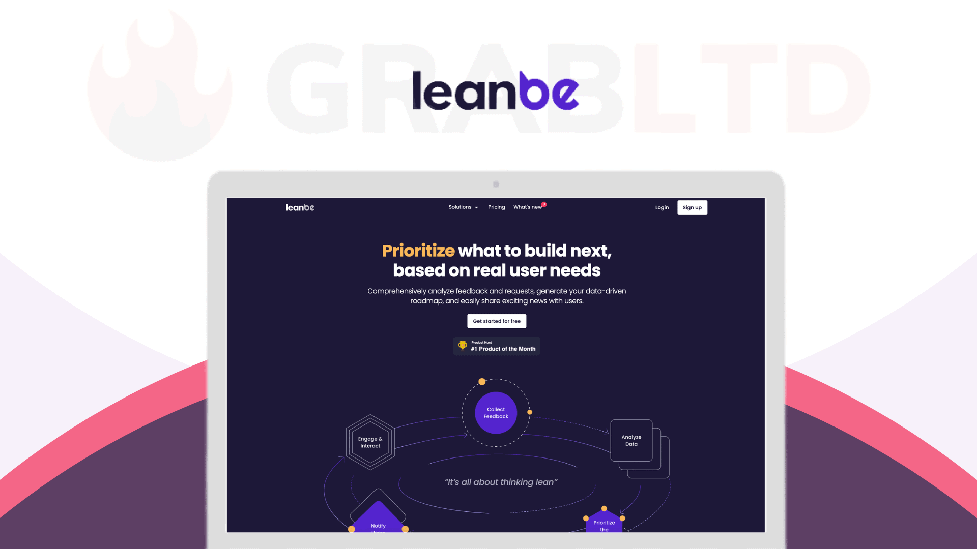 Leanbe Lifetime Deal | Customer Feedback And Product Roadmap Tool