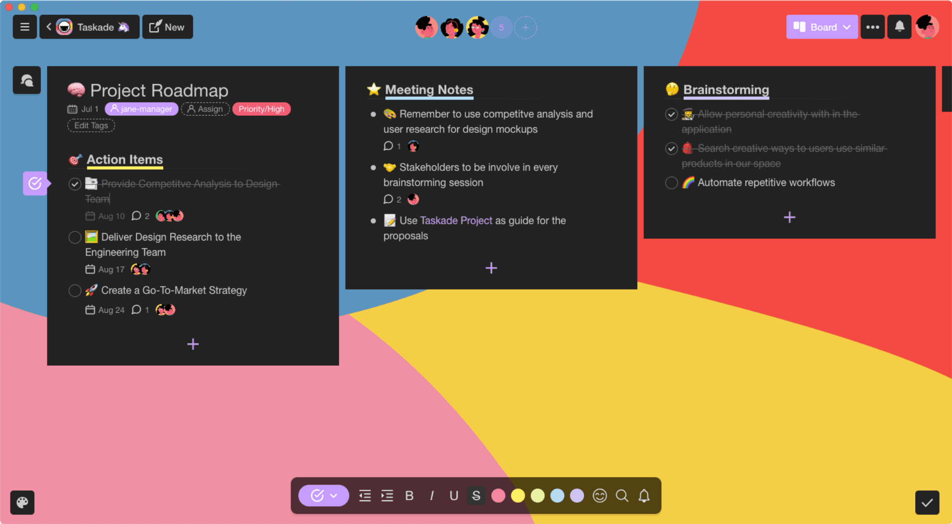 Taskade Lifetime Deal | A Unified Workspace For Remote Teams