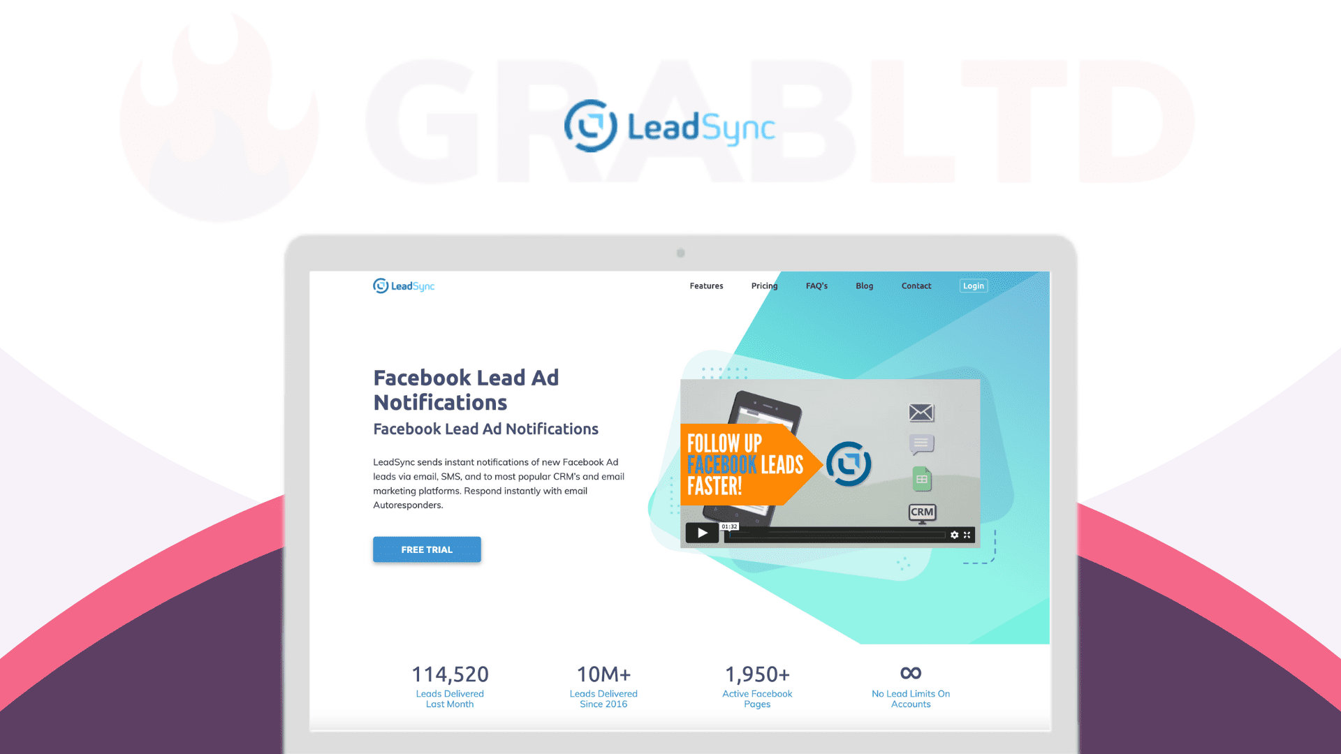 LeadSync Annual Deal | Facebook Lead Ad Notifications