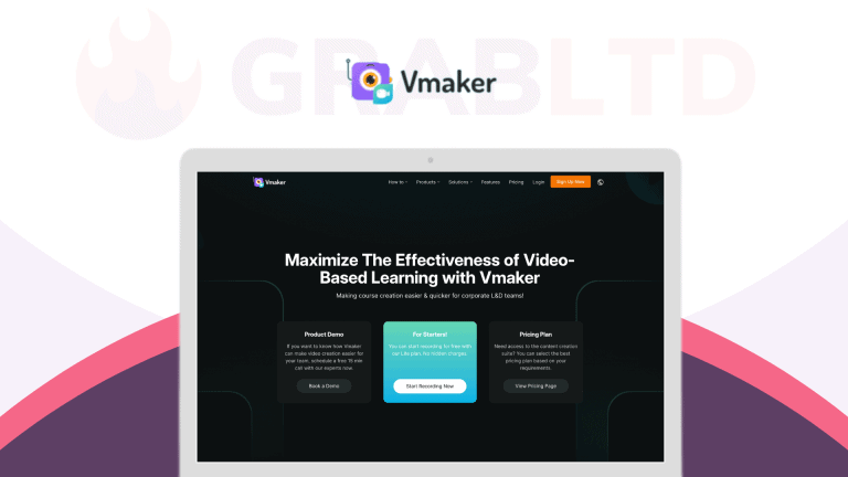 Vmaker By Animaker Lifetime Deal | Video Recording Tool