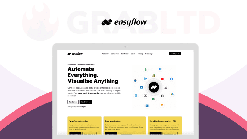 EasyFlow Lifetime Deal | Automation And Data Visualisation Platform