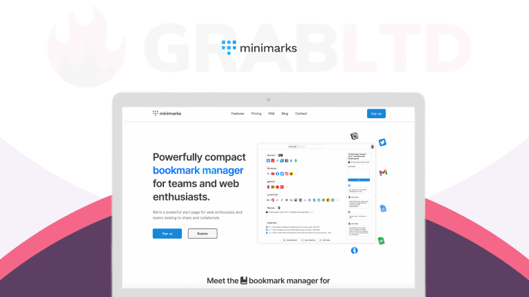 Minimarks Lifetime Deal | Bookmark Manager