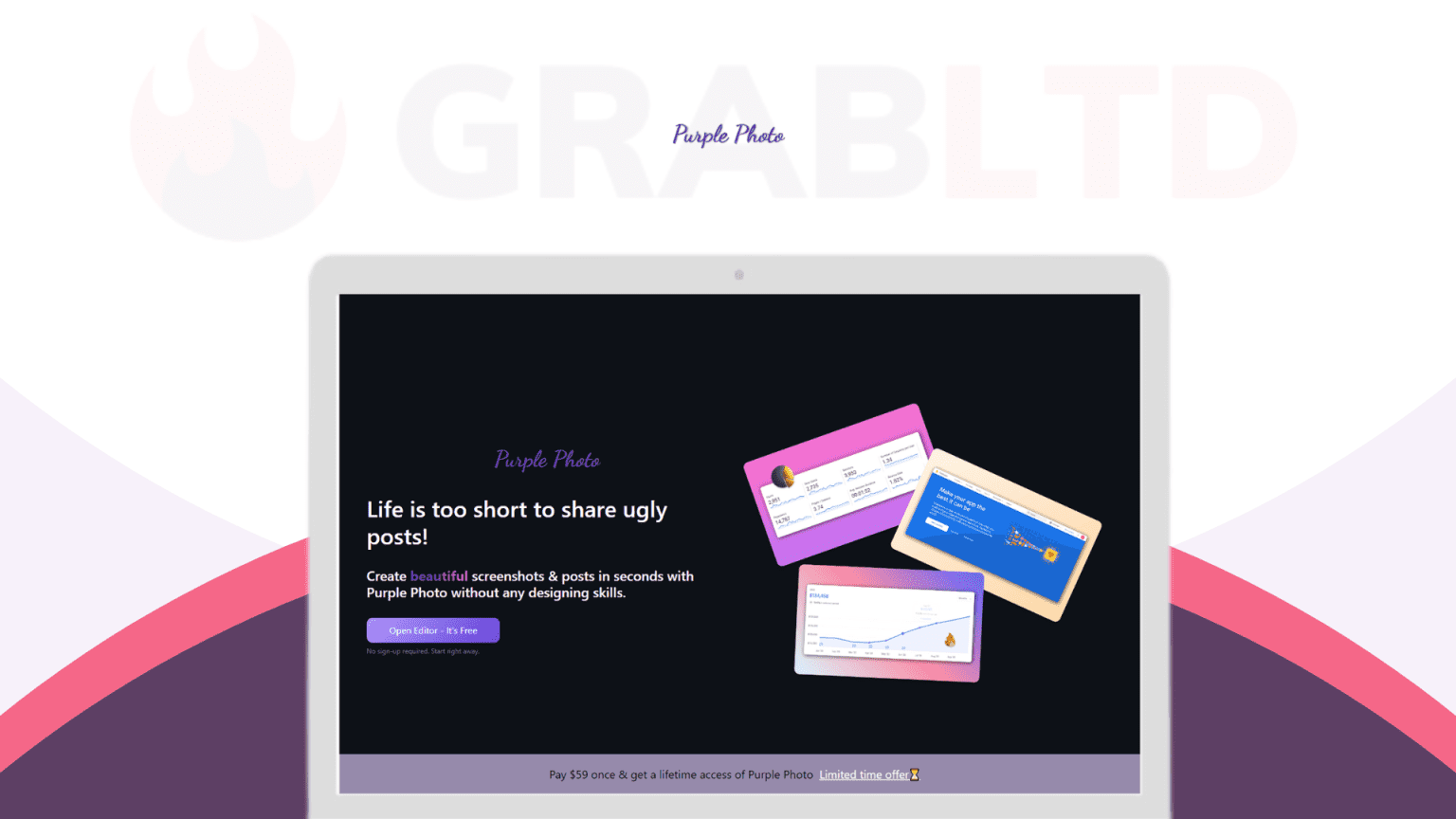 Purple Photo Lifetime Deal | Photo Editing