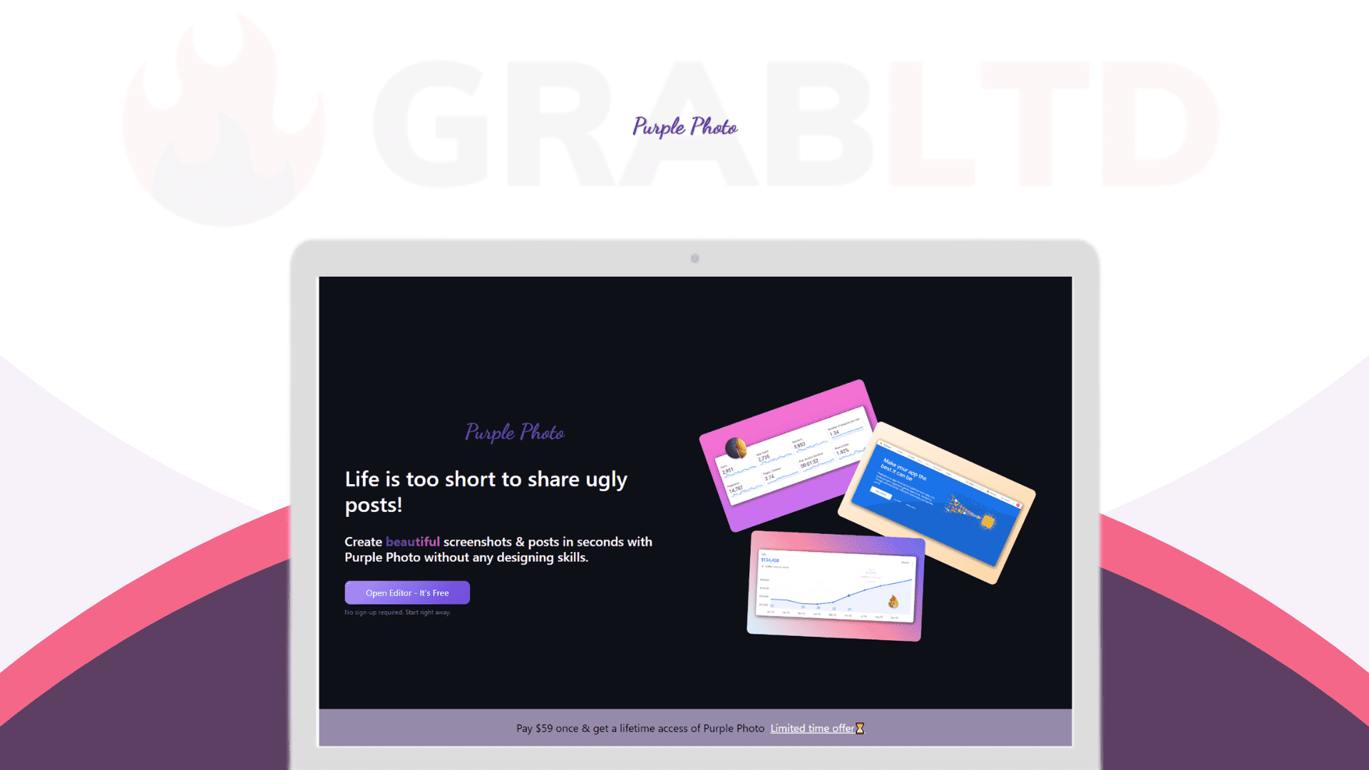 Purple Photo Lifetime Deal | Photo Editing