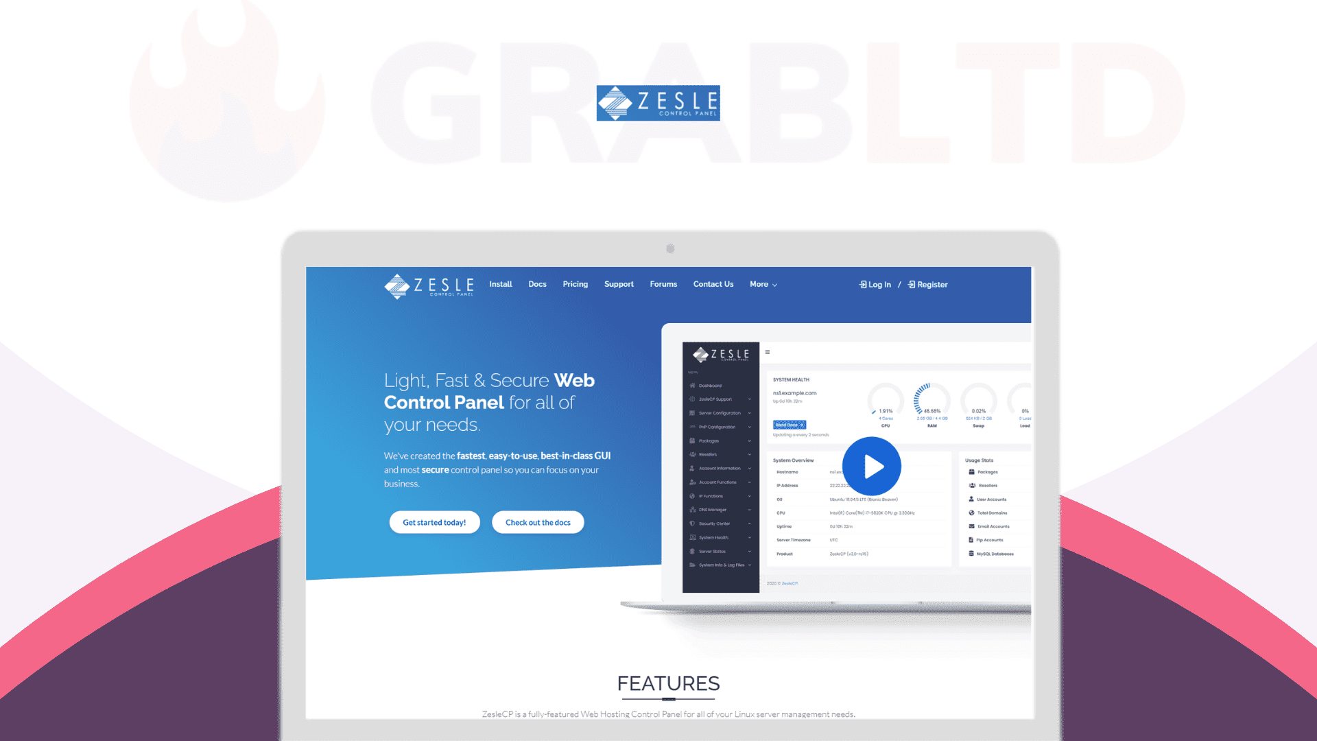 ZesleCP Lifetime Deal | Web Hosting Control Panel