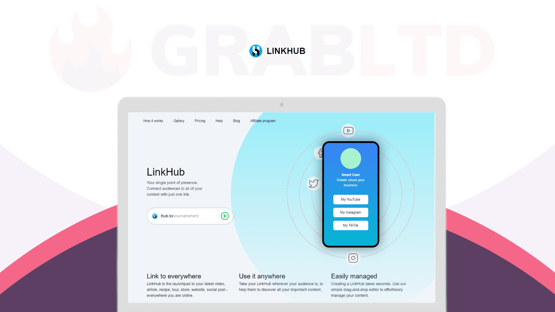 LinkHub Lifetime Deal | Create Your Own Landing Page