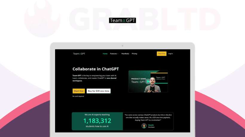 Team-GPT Lifetime Deal | ChatGPT Collaboration Tool