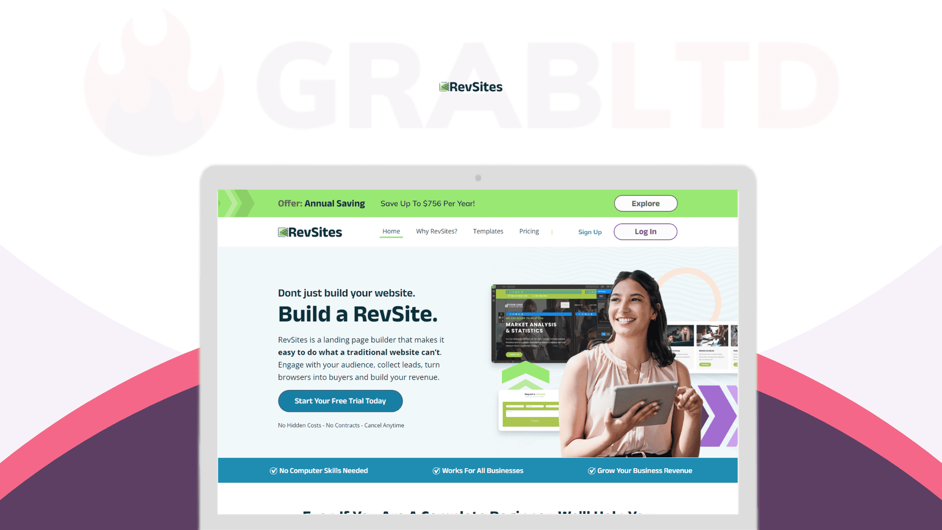 RevSites Lifetime Deal | No-code Landing Page